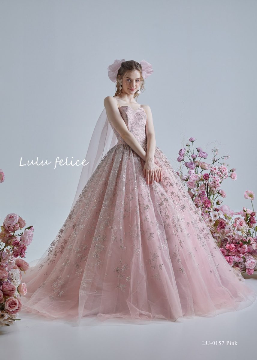 【新作ドレス】Lulu felice（ルル・フェリーチェ）2024年8月新作ドレス♡繊細なカラーリングとグリッターの煌めきがときめきを与える ...