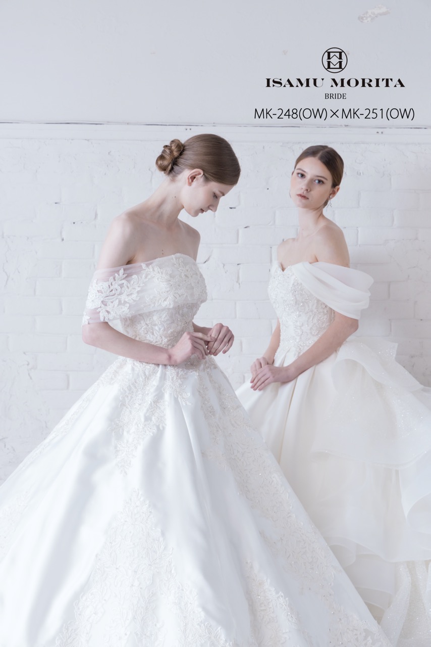 【新作ドレス ISAMUMORITA(イサムモリタ)】2025年2月発表の新作ウェディングドレスを品番付きでご紹介！ - DRESSY【公式】ウェディングドレス・ファッション・エンタメニュース ...